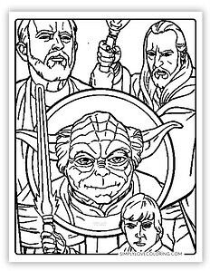 38 Stars Wars Coloring Pages (Free PDF Printables) - Simply Love Coloring