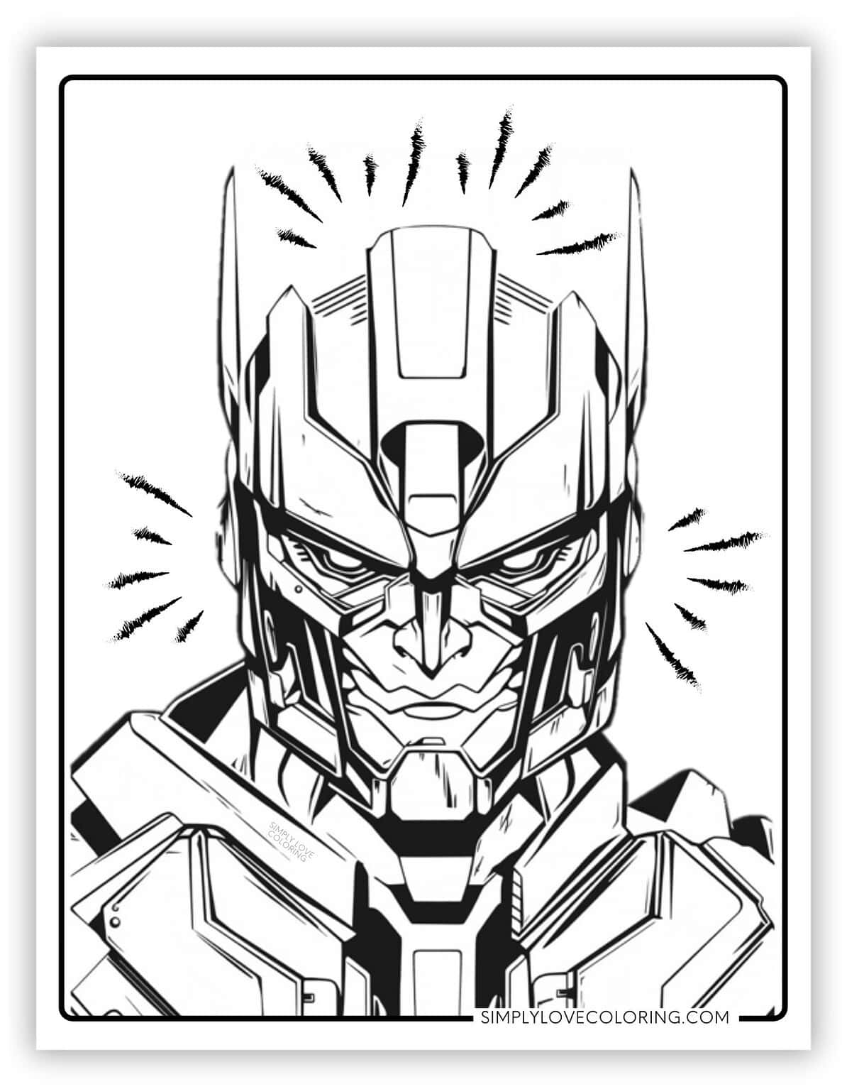 Transformers Coloring Pages (Free PDF Printables) - Simply Love Coloring
