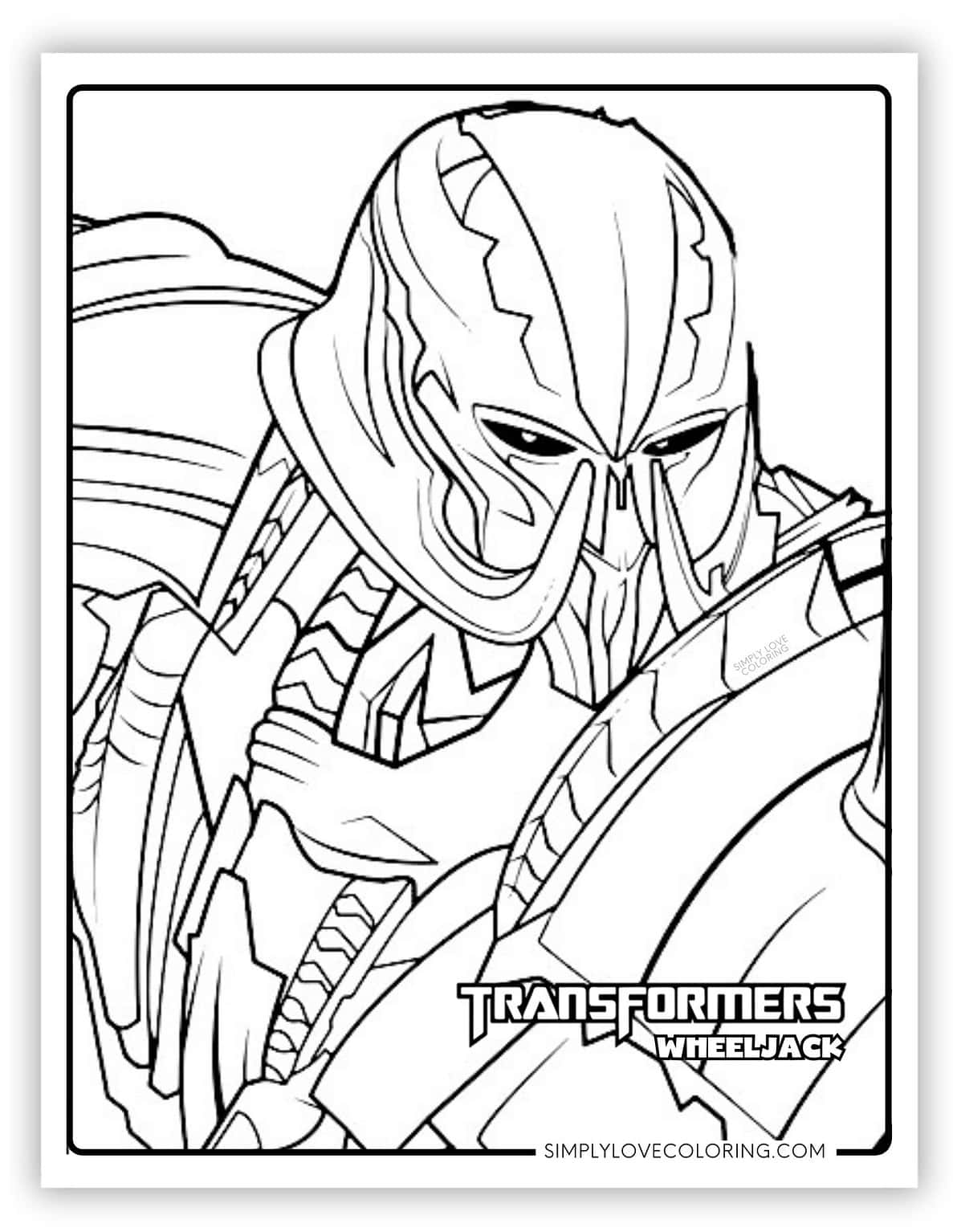 Transformers Coloring Pages (Free PDF Printables) - Simply Love Coloring