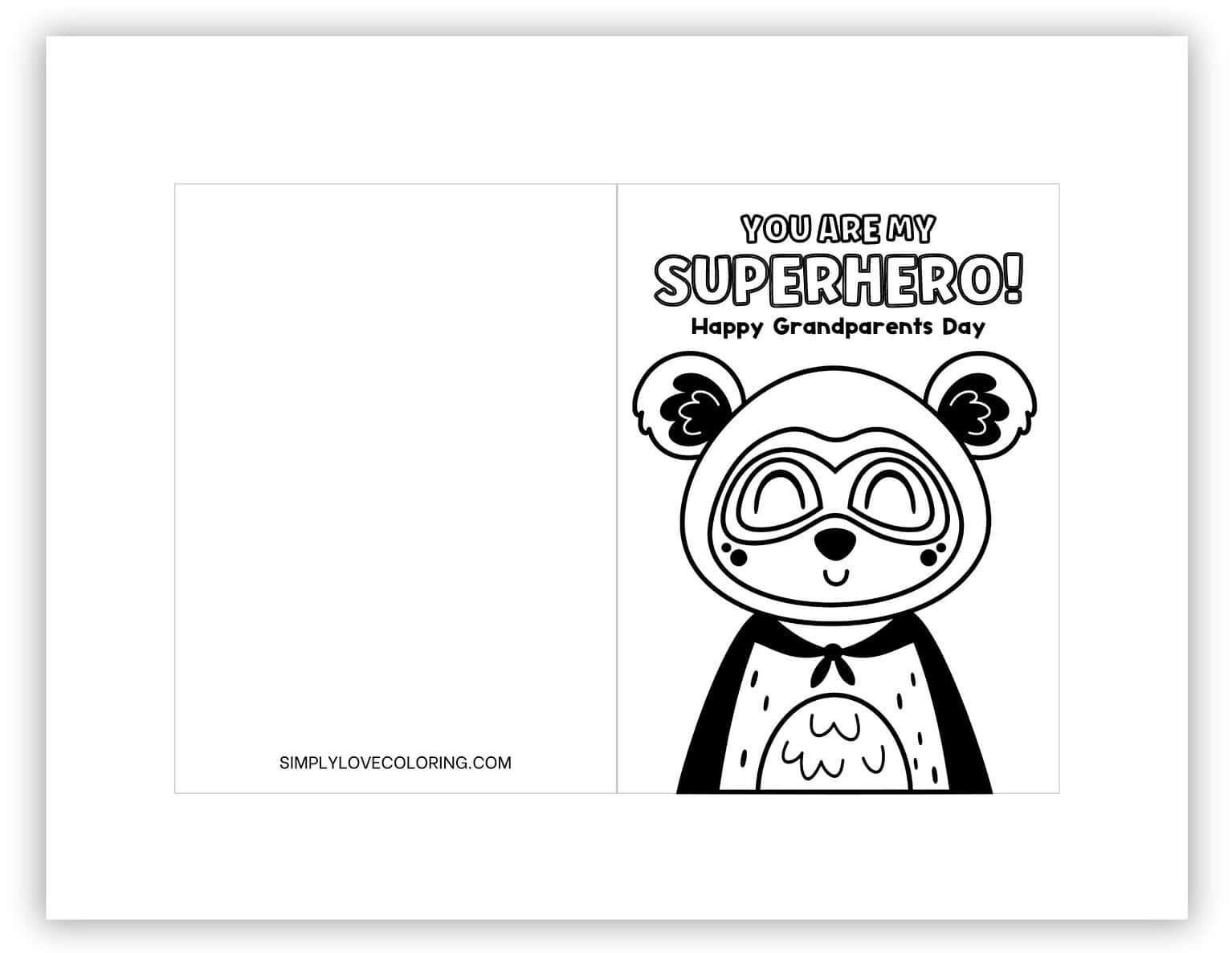 Grandparents Day Cards to Color (Free PDF Printables) - Simply Love ...