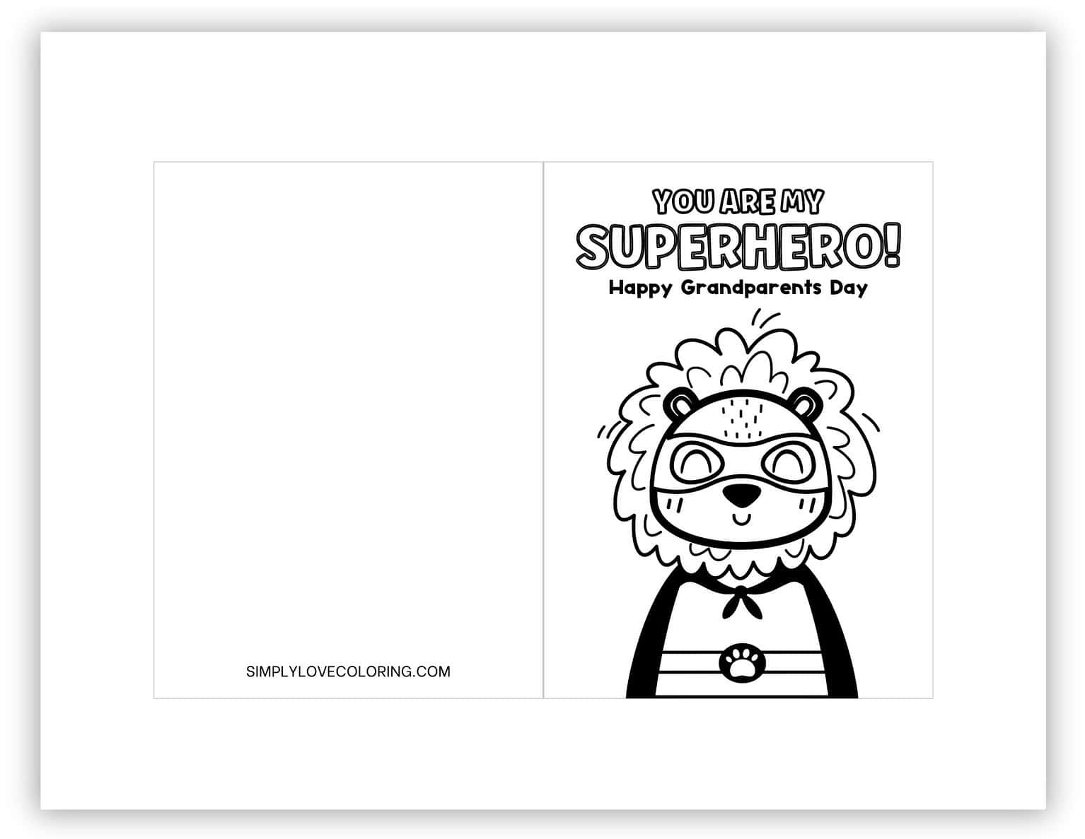 Grandparents Day Cards to Color (Free PDF Printables) - Simply Love ...