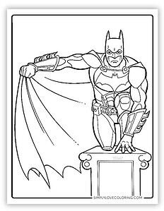 36 Batman Coloring Pages (Free PDF Printables) - Simply Love Coloring