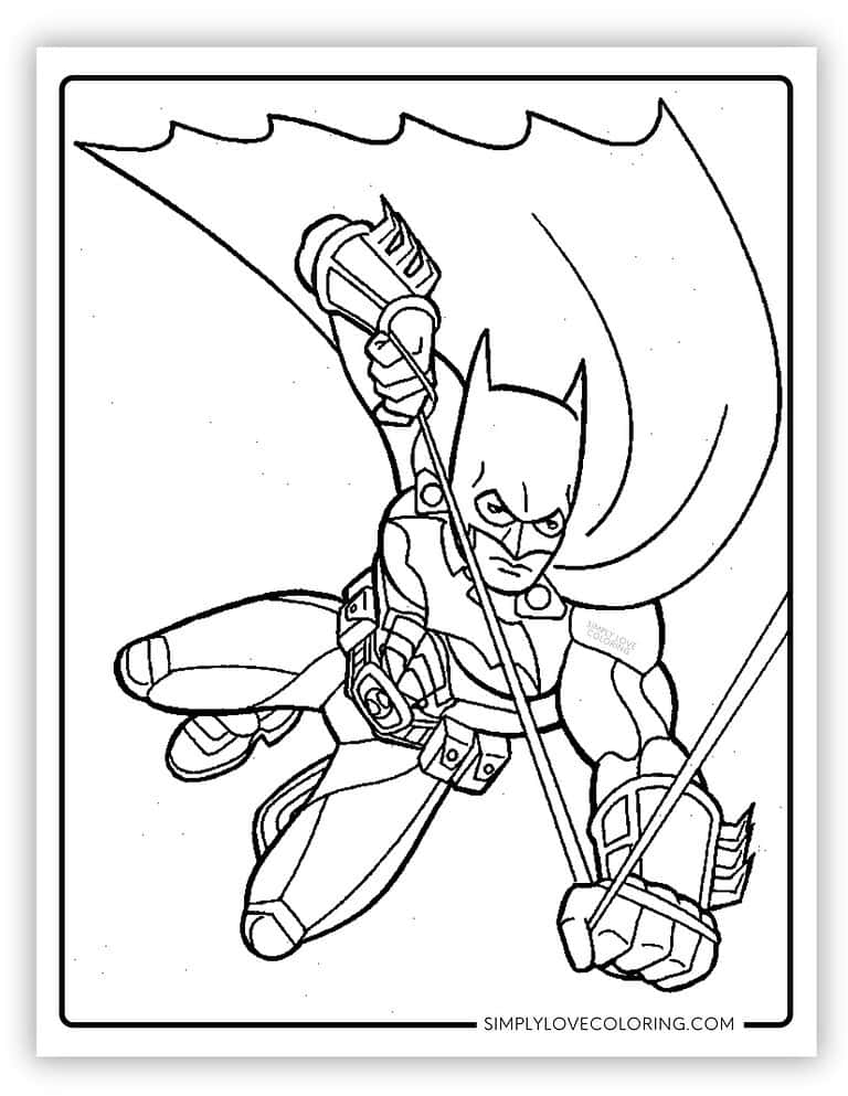 36 Batman Coloring Pages (Free PDF Printables) - Simply Love Coloring