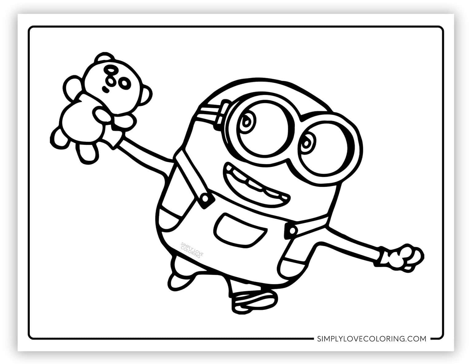 32 Minion Coloring Pages (Free PDF Printables) - Simply Love Coloring