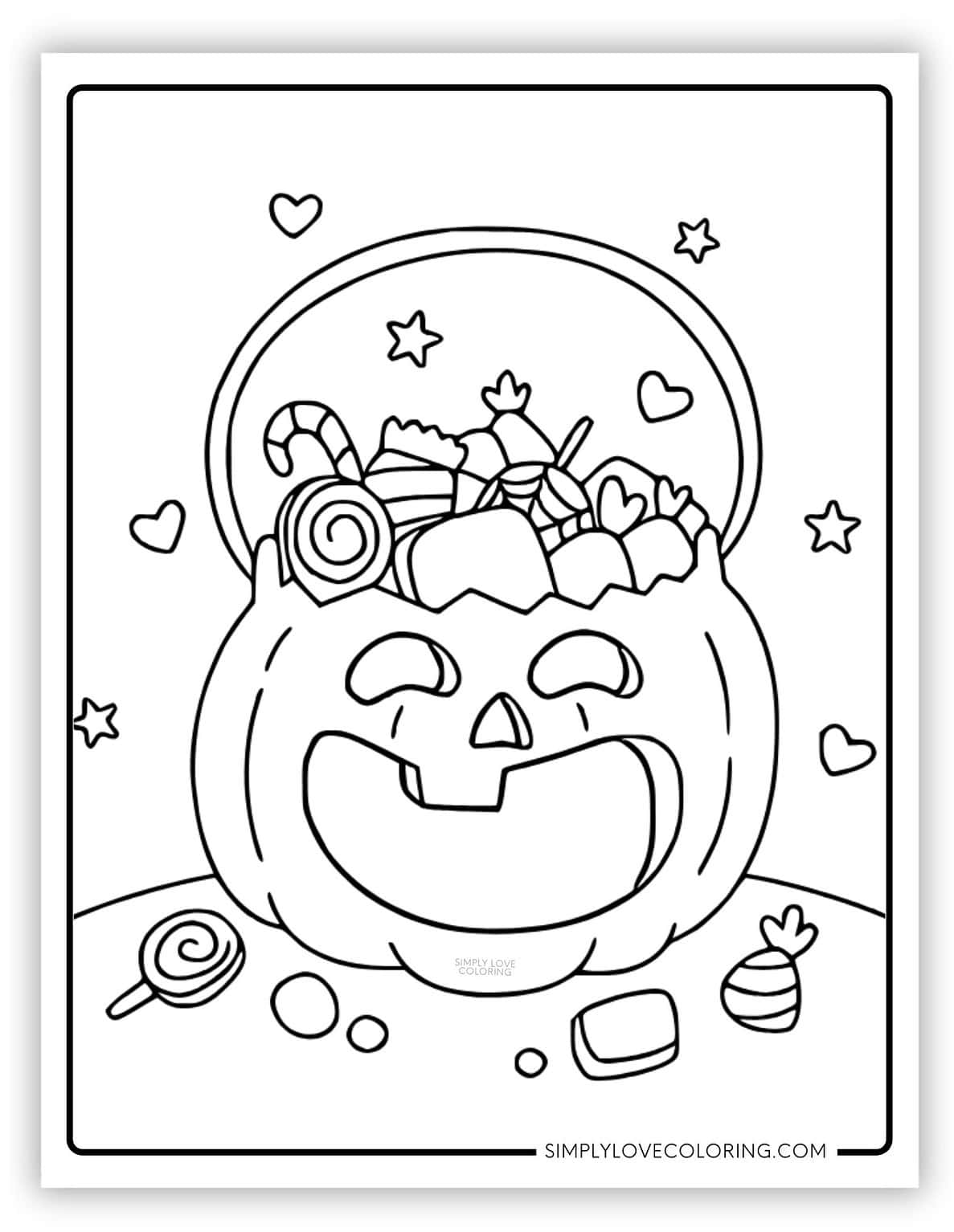 Jack O Lantern Coloring Pages (Free PDF Printables) - Simply Love Coloring