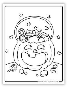 Jack O Lantern Coloring Pages (Free PDF Printables) - Simply Love Coloring