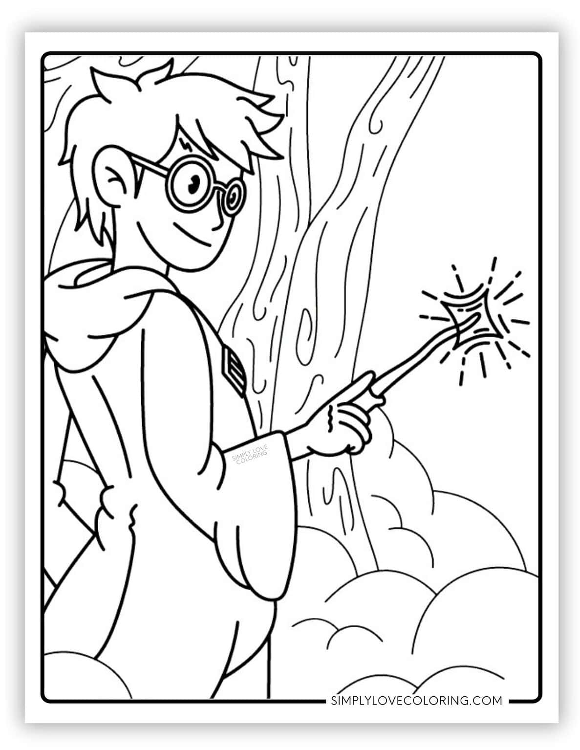 Harry Potter Coloring Pages (Free PDF Printables) - Simply Love Coloring