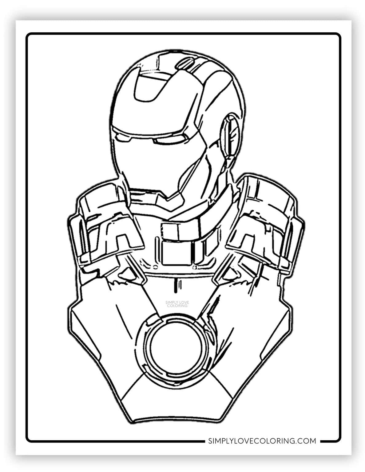 Iron Man Coloring Pages (Free PDF Printables) - Simply Love Coloring