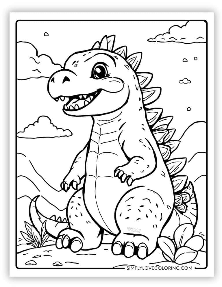 Godzilla Coloring Pages (Free PDF Printables) - Simply Love Coloring