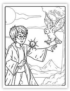 Harry Potter Coloring Pages (Free PDF Printables) - Simply Love Coloring