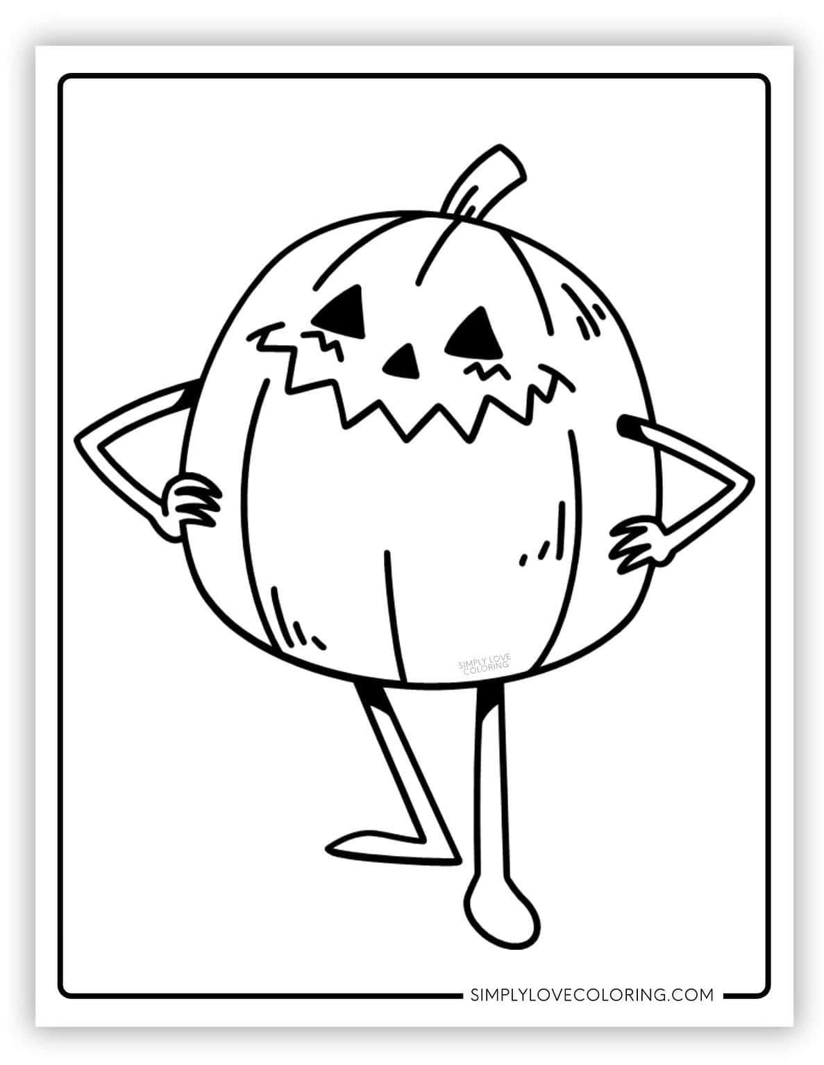 Pumpkin Coloring Pages (Free PDF Printables) - Simply Love Coloring