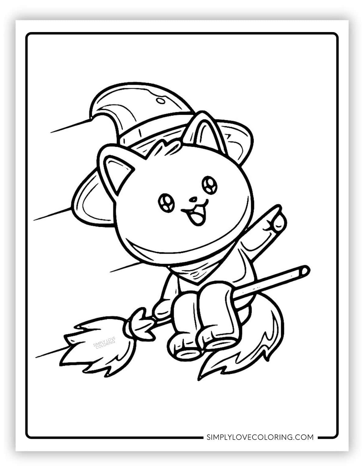 Witch Coloring Pages (Free PDF Printables) - Simply Love Coloring