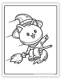 Witch Coloring Pages (Free PDF Printables) - Simply Love Coloring