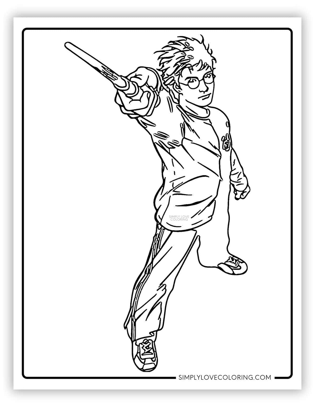 Harry Potter Coloring Pages (Free PDF Printables) - Simply Love Coloring