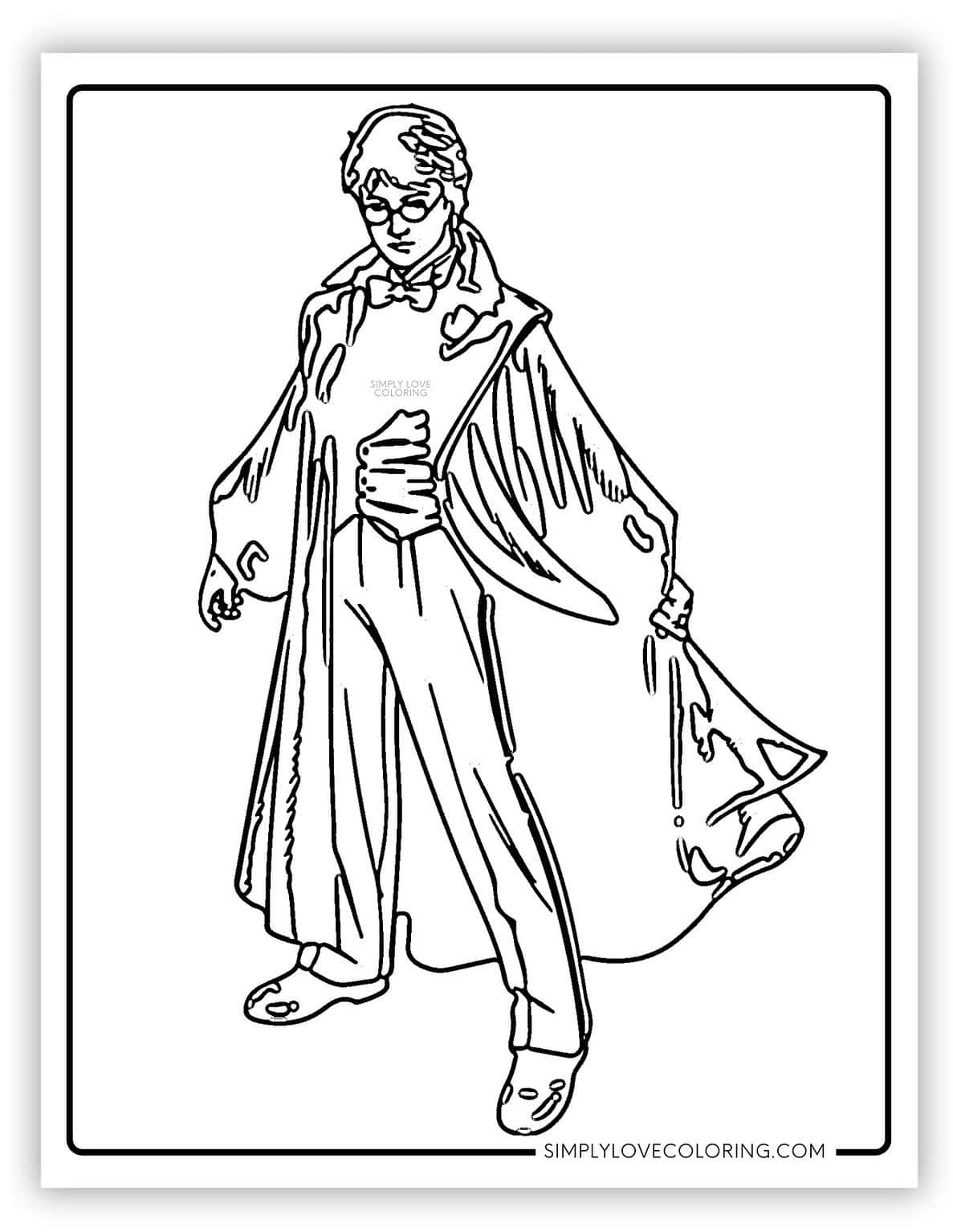 Harry Potter Coloring Pages (Free PDF Printables) - Simply Love Coloring