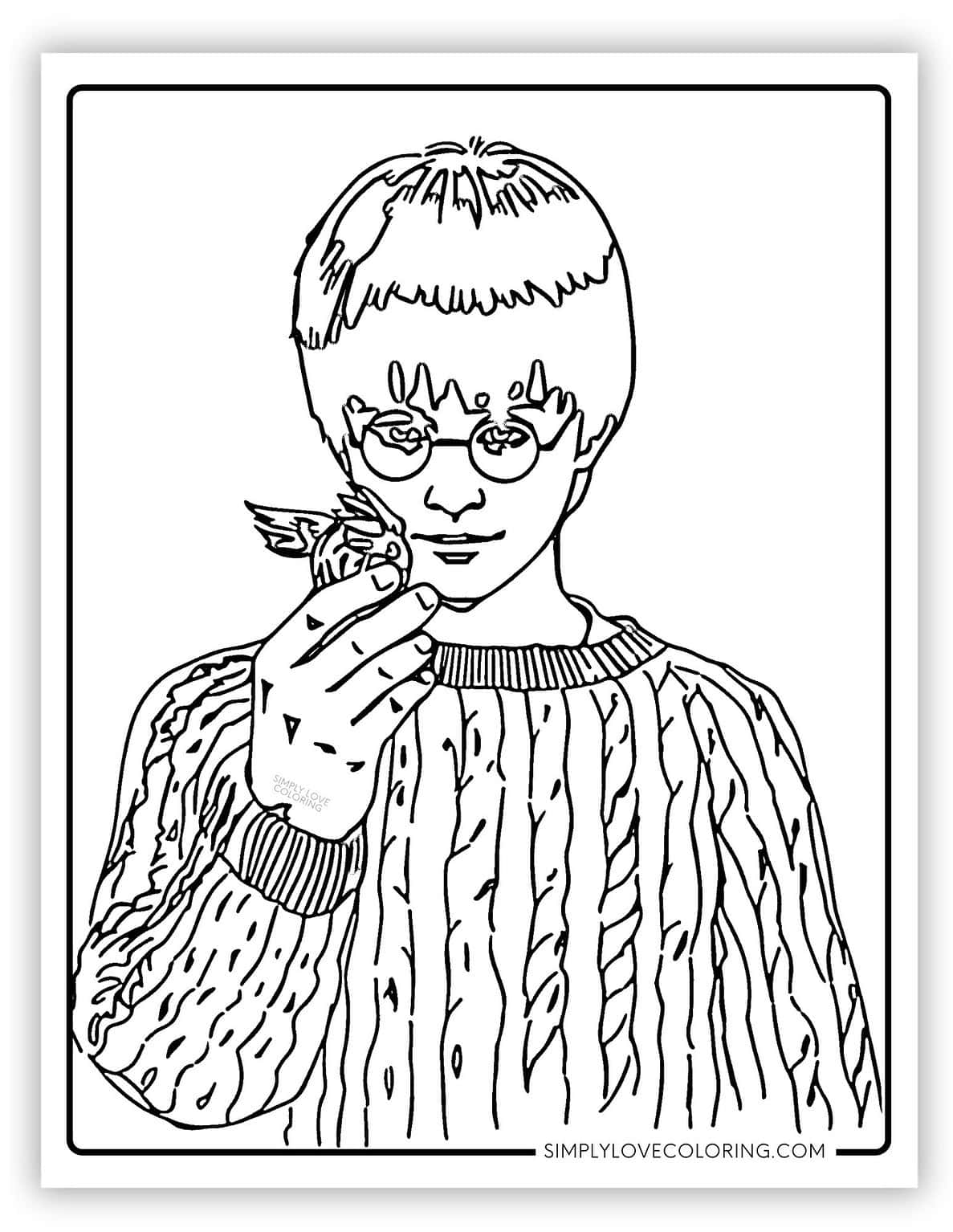 Harry Potter Coloring Pages (Free PDF Printables) - Simply Love Coloring
