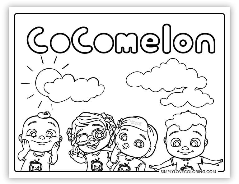 Cocomelon Coloring Pages (Free PDF Printables) - Simply Love Coloring