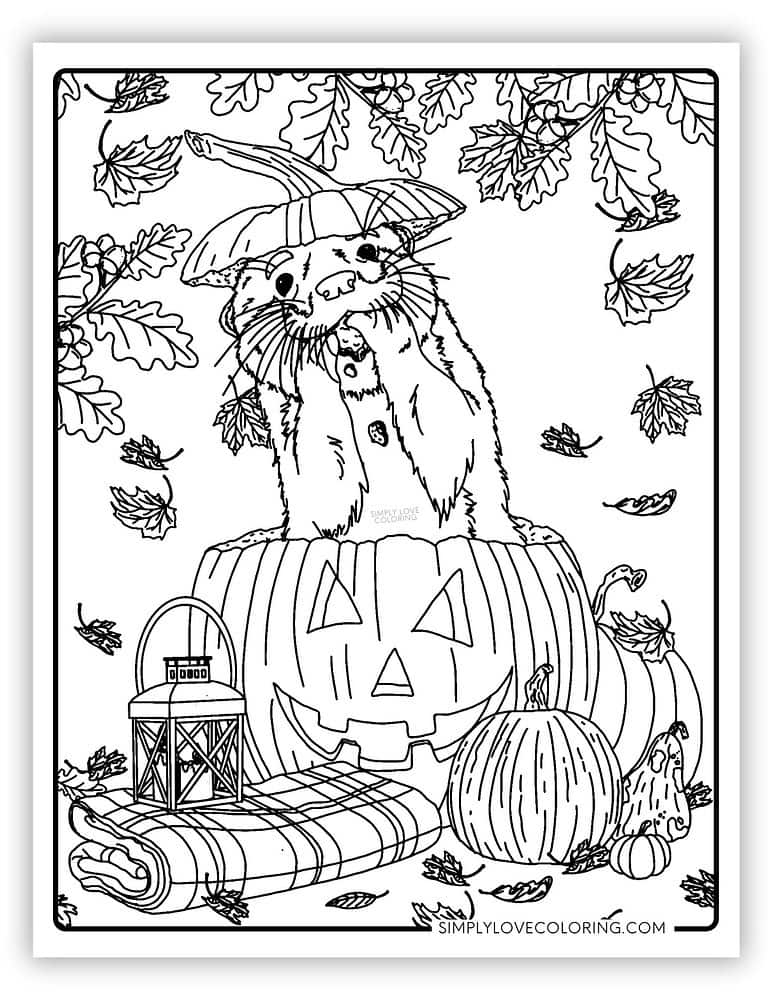 Pumpkin Coloring Pages (Free PDF Printables) - Simply Love Coloring