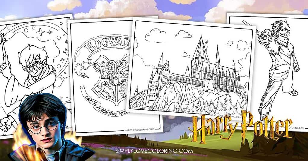 Harry Potter Coloring Pages (Free PDF Printables) - Simply Love Coloring