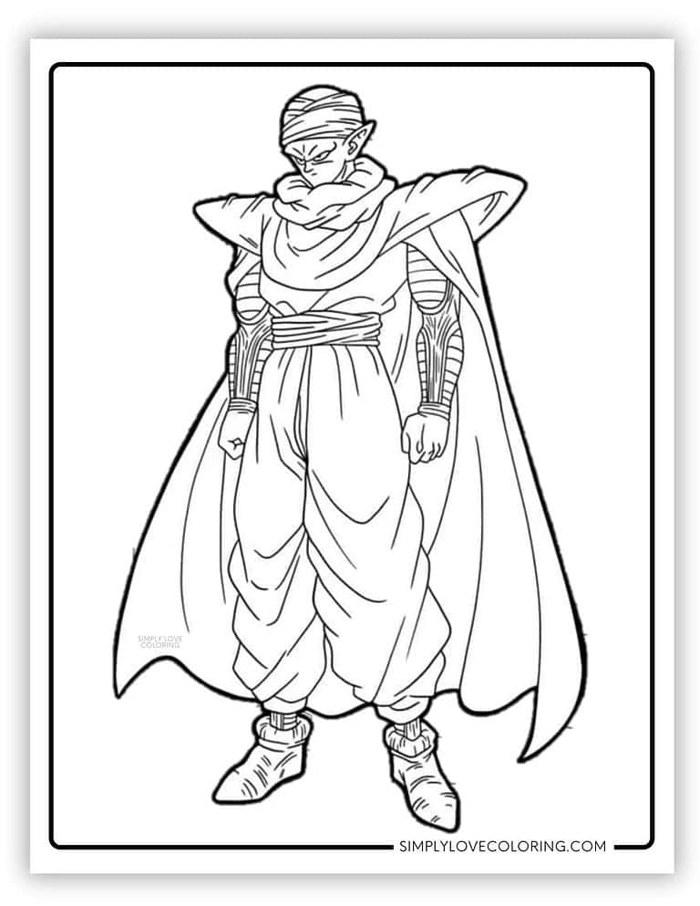 45 Dragon Ball Z Coloring Pages (Free PDF Printables) - Simply Love ...