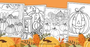 Pumpkin Coloring Pages (Free PDF Printables) - Simply Love Coloring