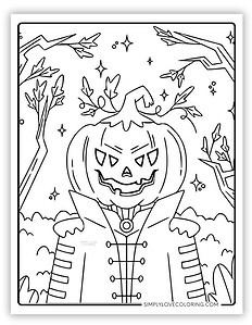 Jack O Lantern Coloring Pages (Free PDF Printables) - Simply Love Coloring