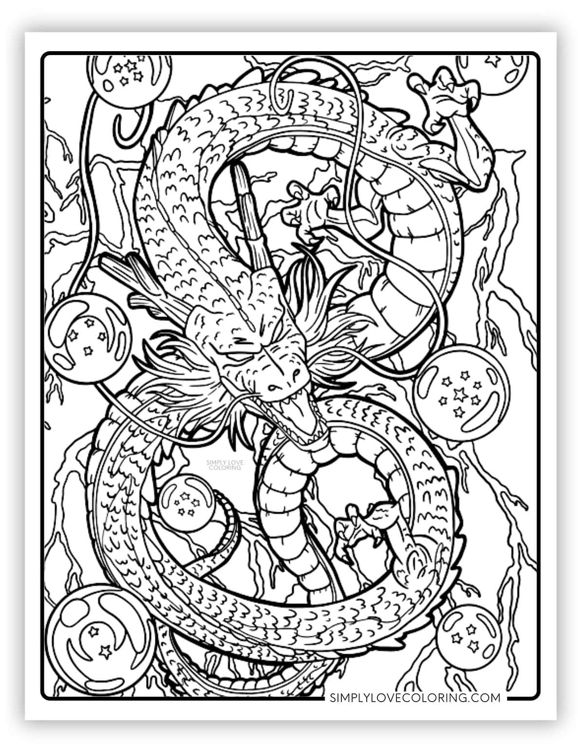 45 Dragon Ball Z Coloring Pages (Free PDF Printables) - Simply Love ...