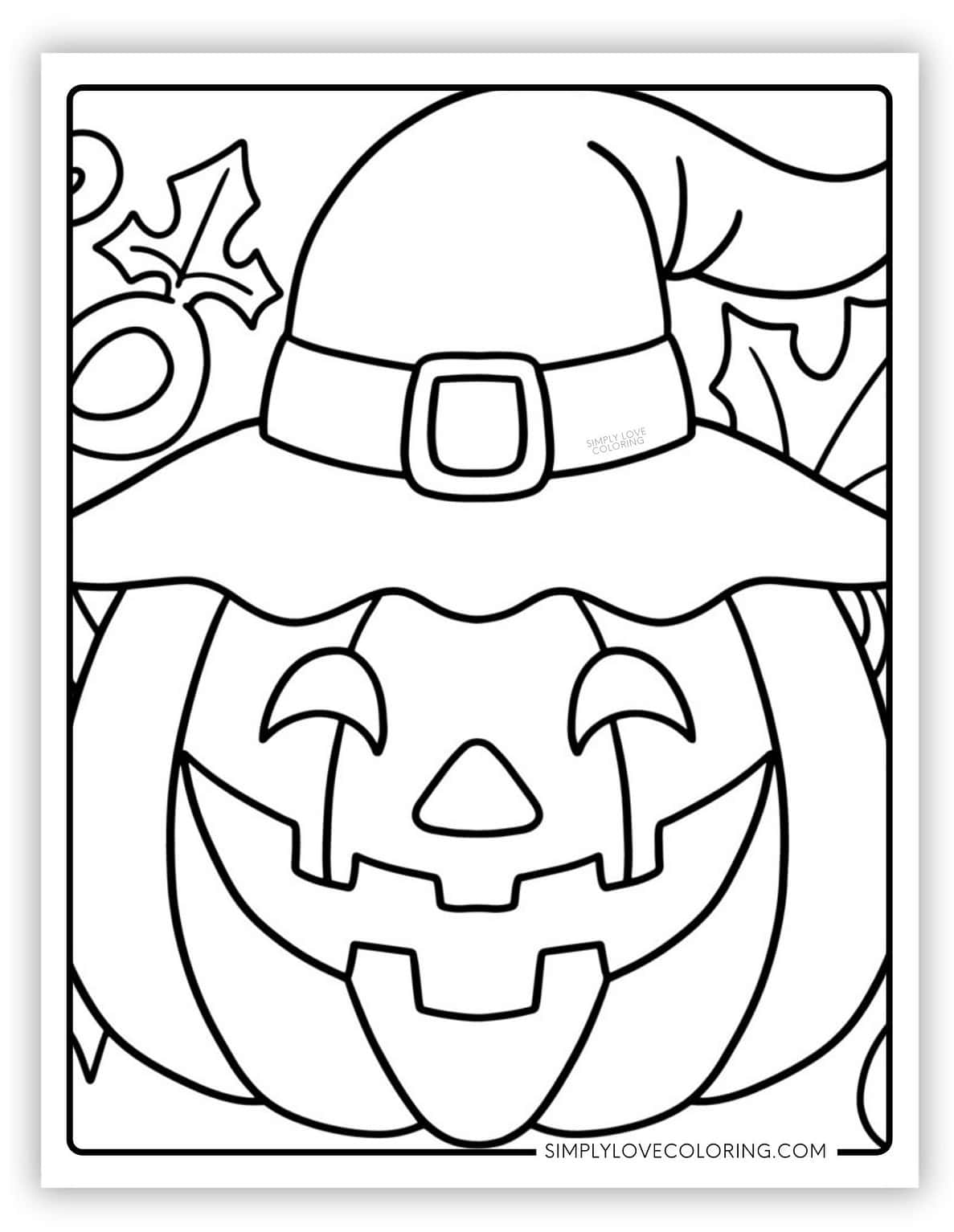 Pumpkin Coloring Pages (Free PDF Printables) - Simply Love Coloring