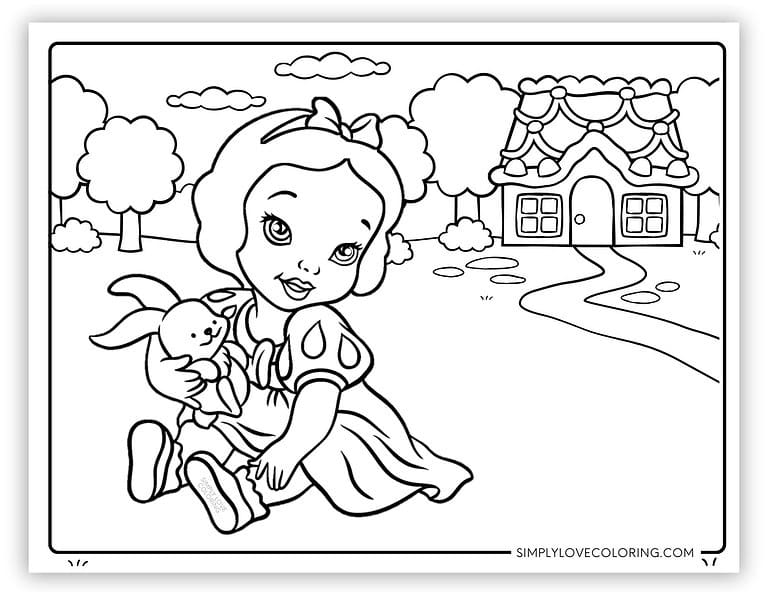 Cute Disney Coloring Pages (Free PDF Printables) - Simply Love Coloring