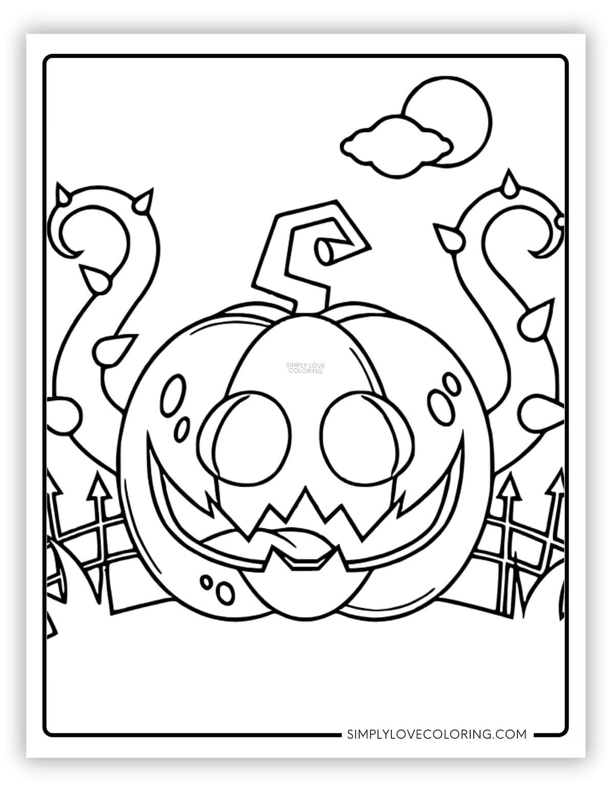 Jack O Lantern Coloring Pages (Free PDF Printables) - Simply Love Coloring