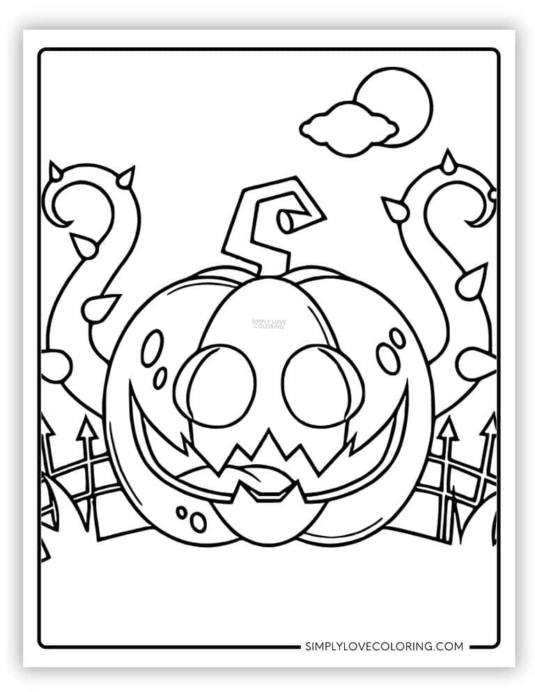 Jack O Lantern Coloring Pages (Free PDF Printables) - Simply Love Coloring