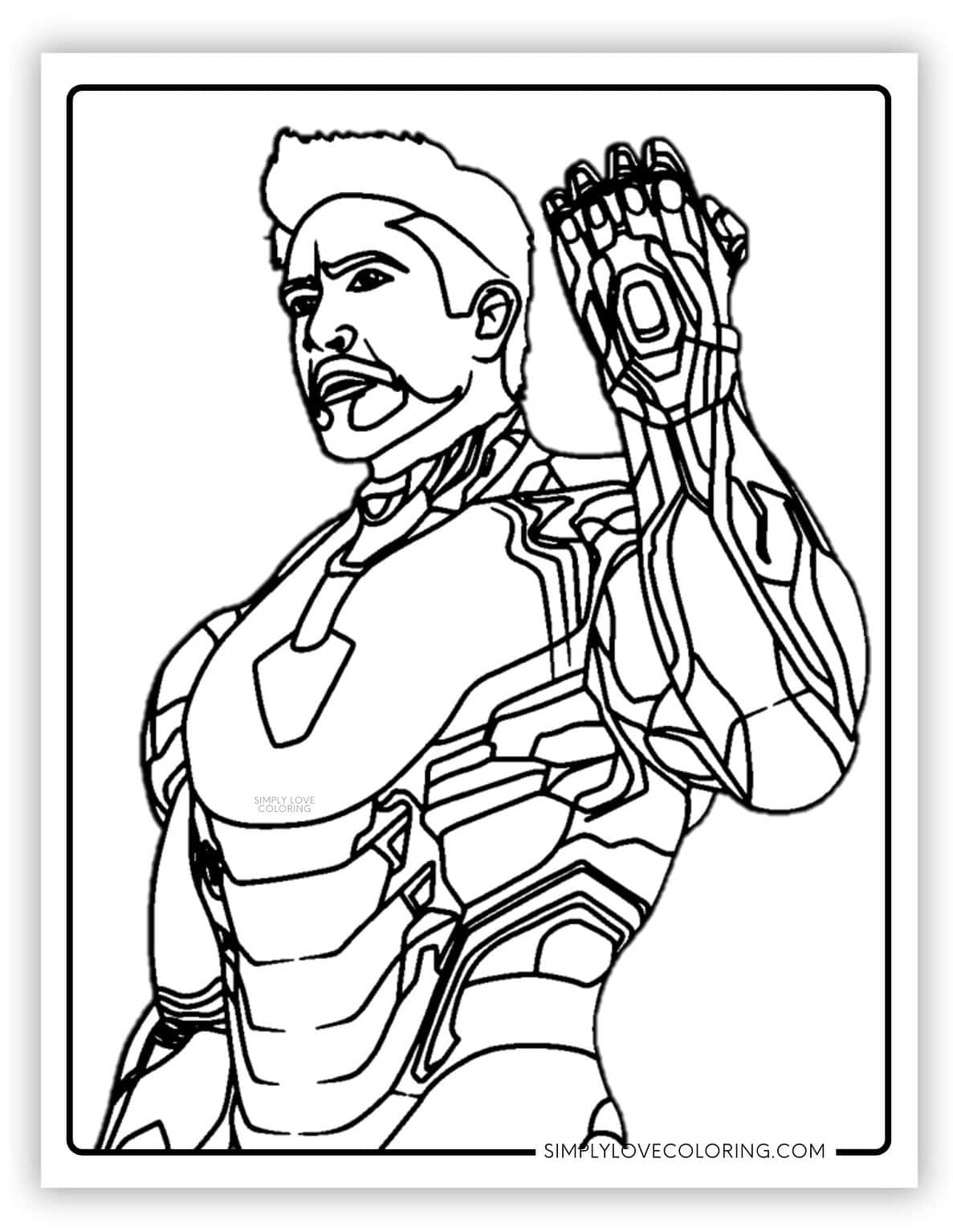 Iron Man Coloring Pages (Free PDF Printables) - Simply Love Coloring