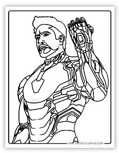 Iron Man Coloring Pages (Free PDF Printables) - Simply Love Coloring