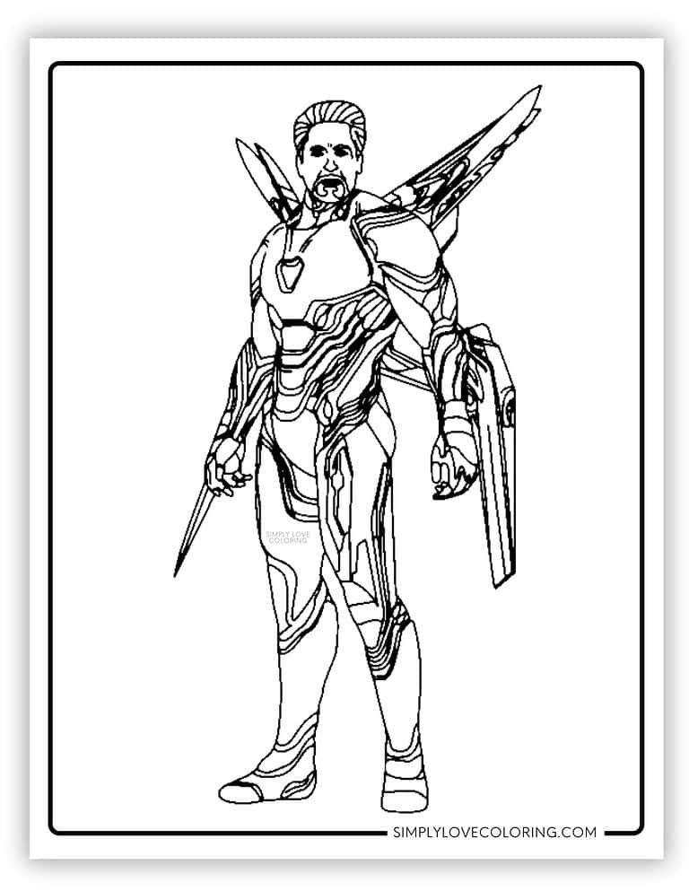 Iron Man Coloring Pages (Free PDF Printables) - Simply Love Coloring