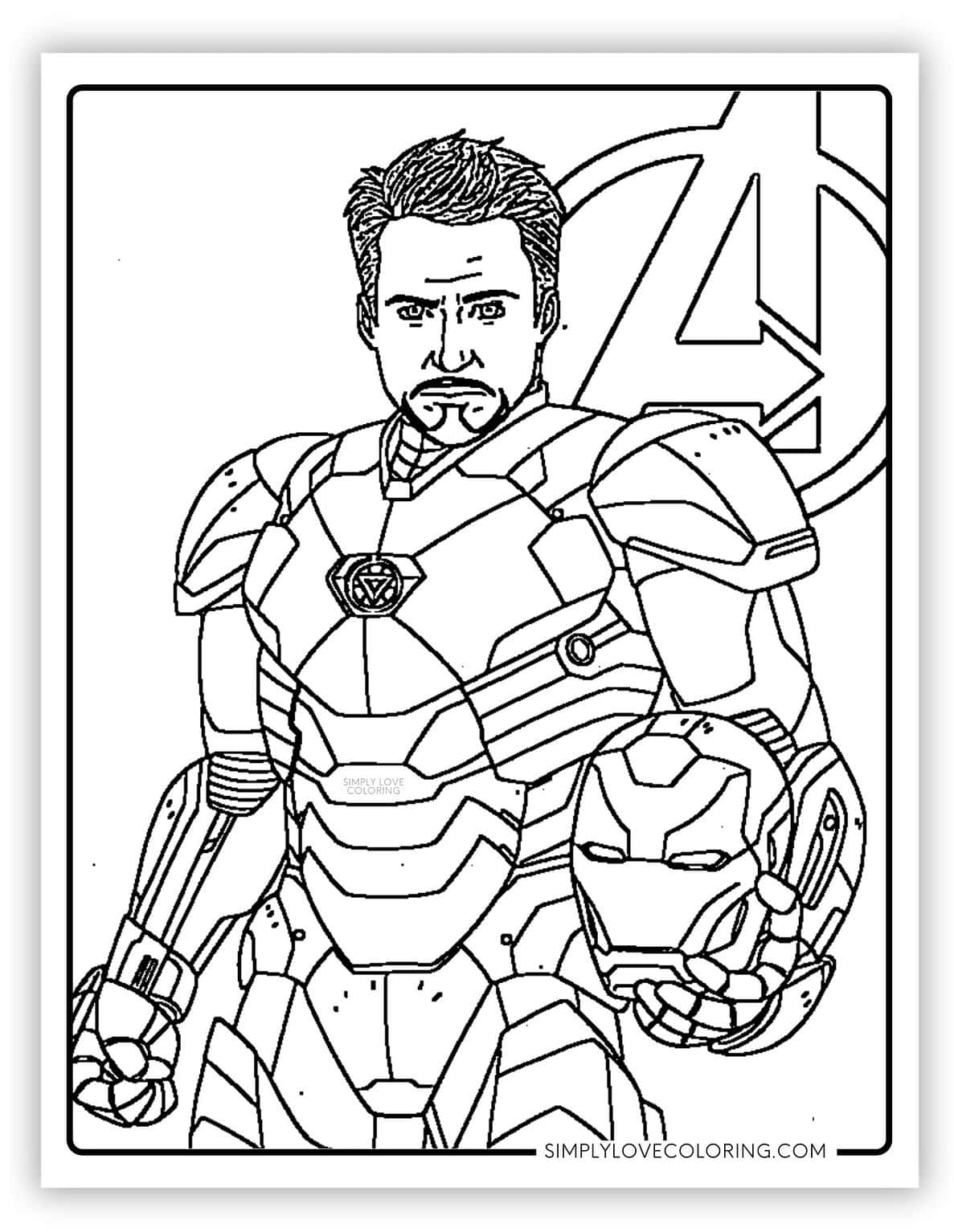 Iron Man Coloring Pages (Free PDF Printables) - Simply Love Coloring