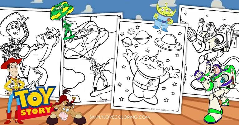 39 Toy Story Coloring Pages (Free PDF Printables) - Simply Love Coloring
