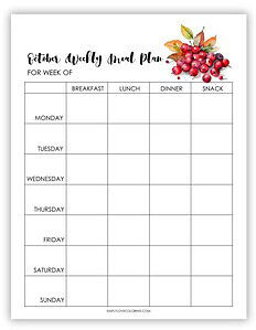 October Planner Printables (Free PDF Download) - Simply Love Coloring