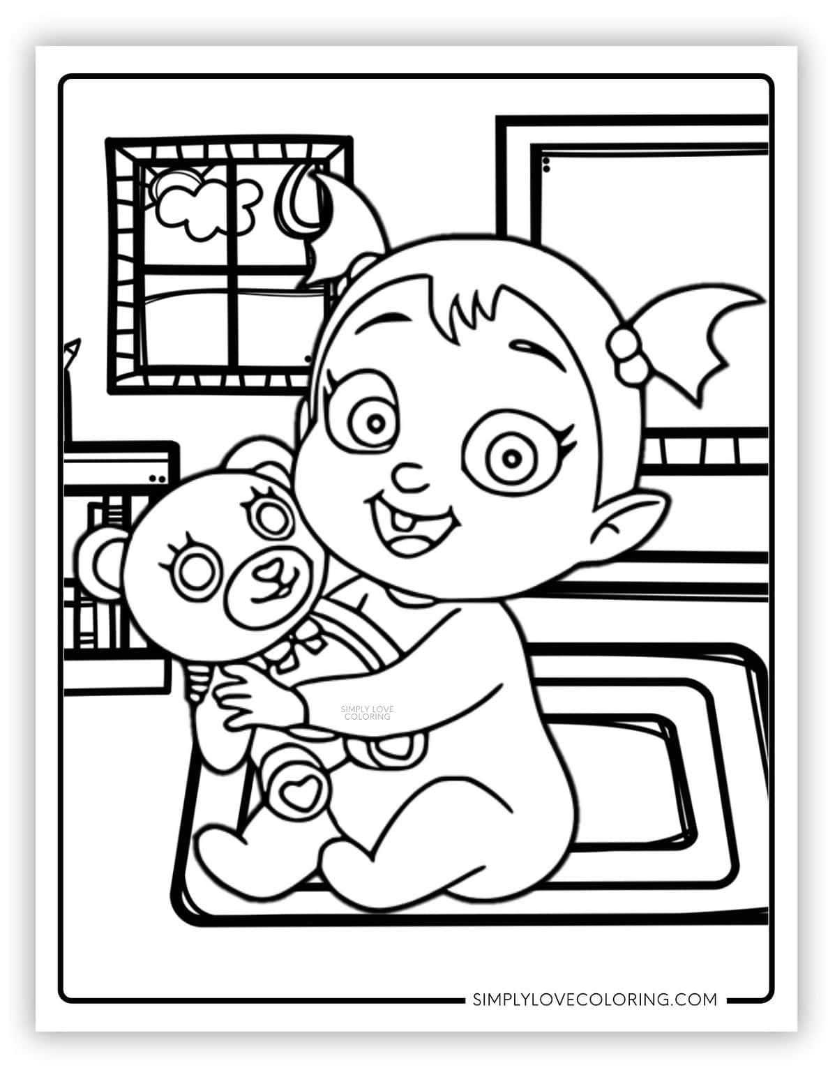 Vampirina Coloring Pages (Free PDF Printables) - Simply Love Coloring
