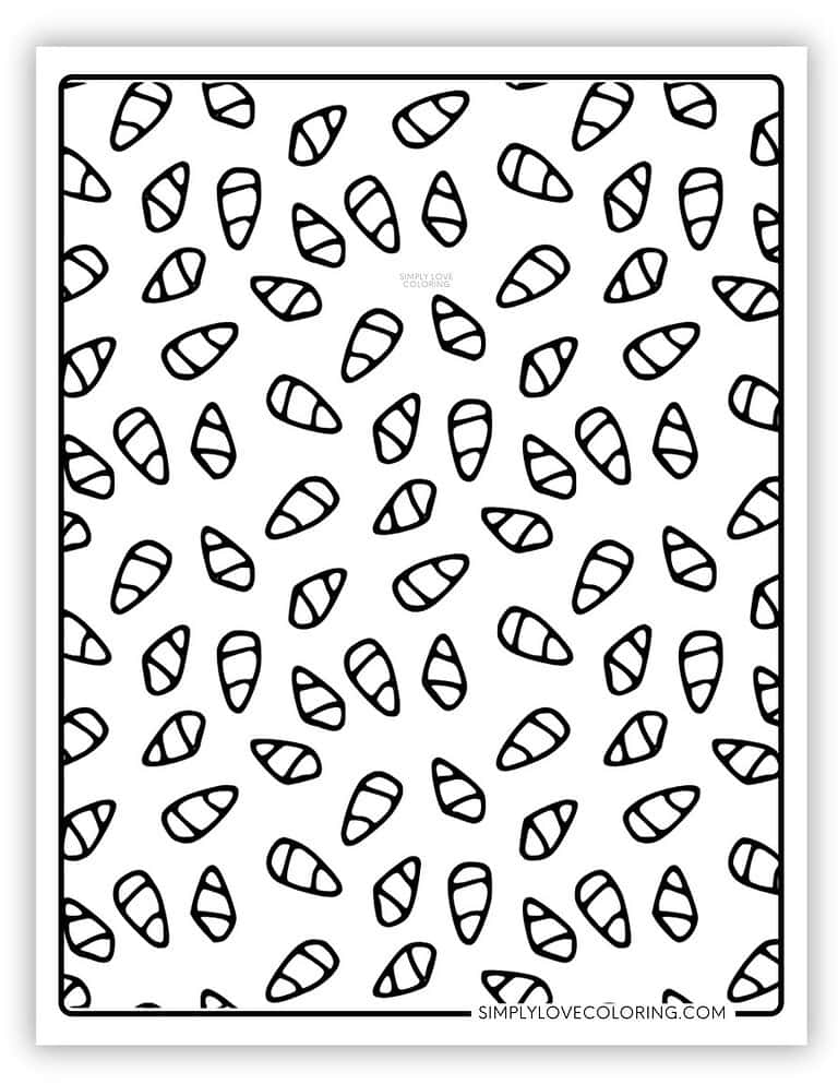 Halloween Candy Coloring Pages (Free PDF Printables) - Simply Love Coloring