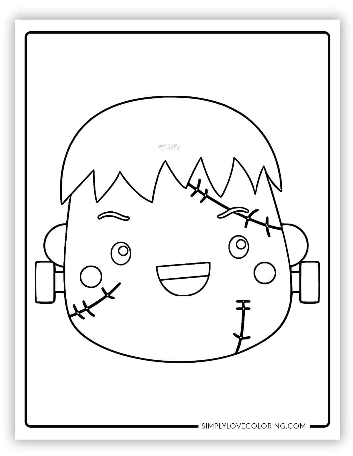 Frankenstein Coloring Pages (Free PDF Printables) - Simply Love Coloring