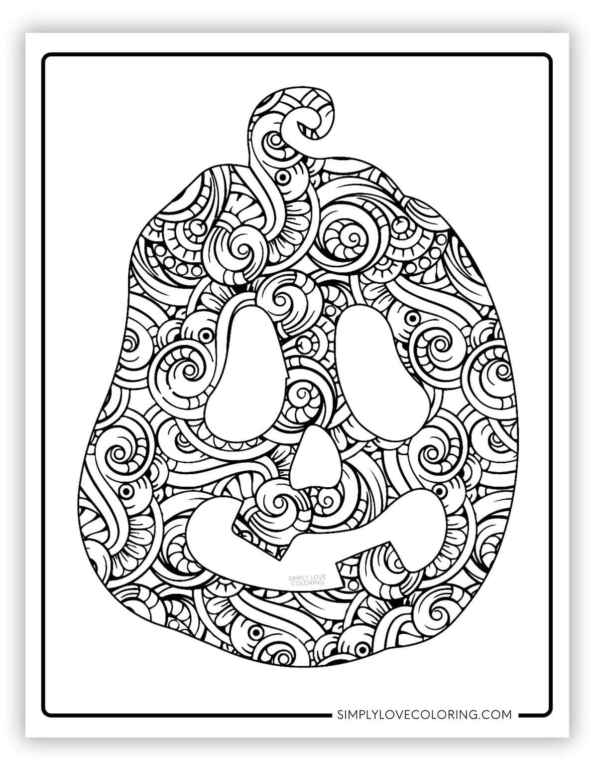 Halloween Mandala Coloring Pages (Free PDF Printables) - Simply Love ...