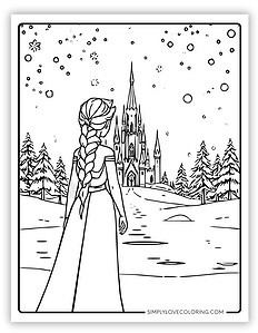 Elsa Coloring Pages (Free PDF Printables) - Simply Love Coloring