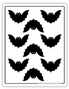 Bat Templates (Free PDF Printables) - Simply Love Coloring
