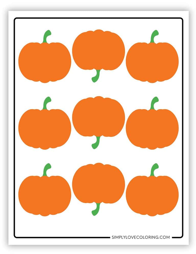 Pumpkin Templates (Free PDF Printables) - Simply Love Coloring