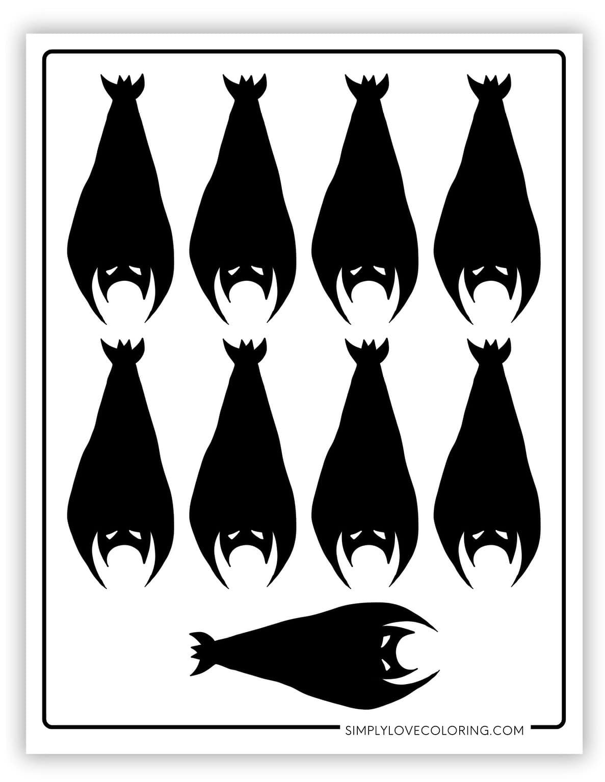 Bat Templates (Free PDF Printables) - Simply Love Coloring