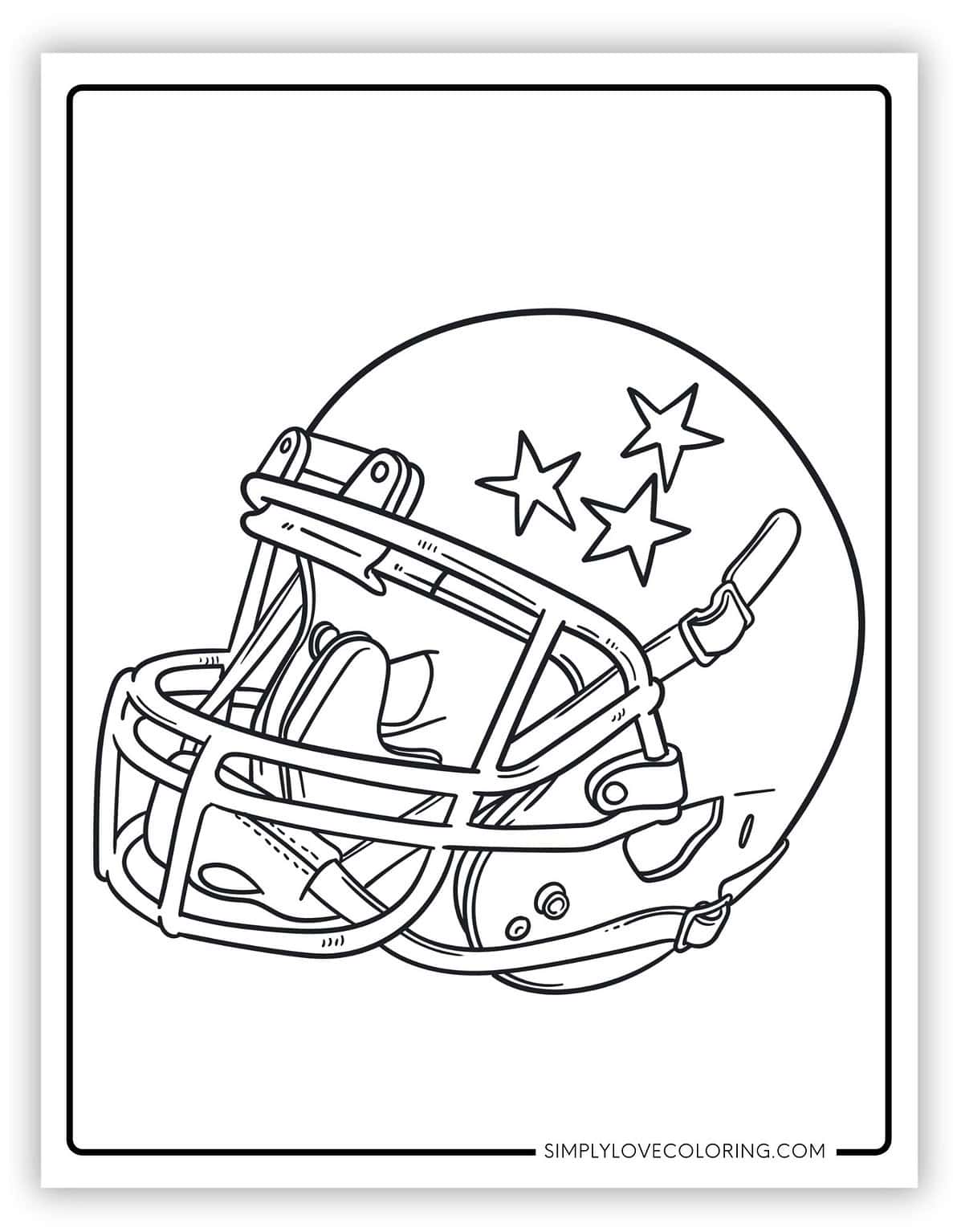 Fun Football Coloring Pages (Free PDF Printables) - Simply Love Coloring