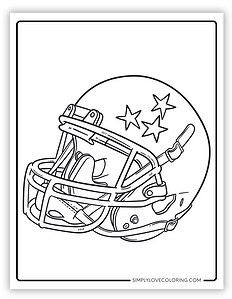 Fun Football Coloring Pages (Free PDF Printables) - Simply Love Coloring