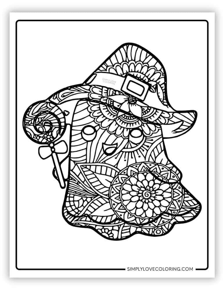 Halloween Mandala Coloring Pages (Free PDF Printables) - Simply Love ...