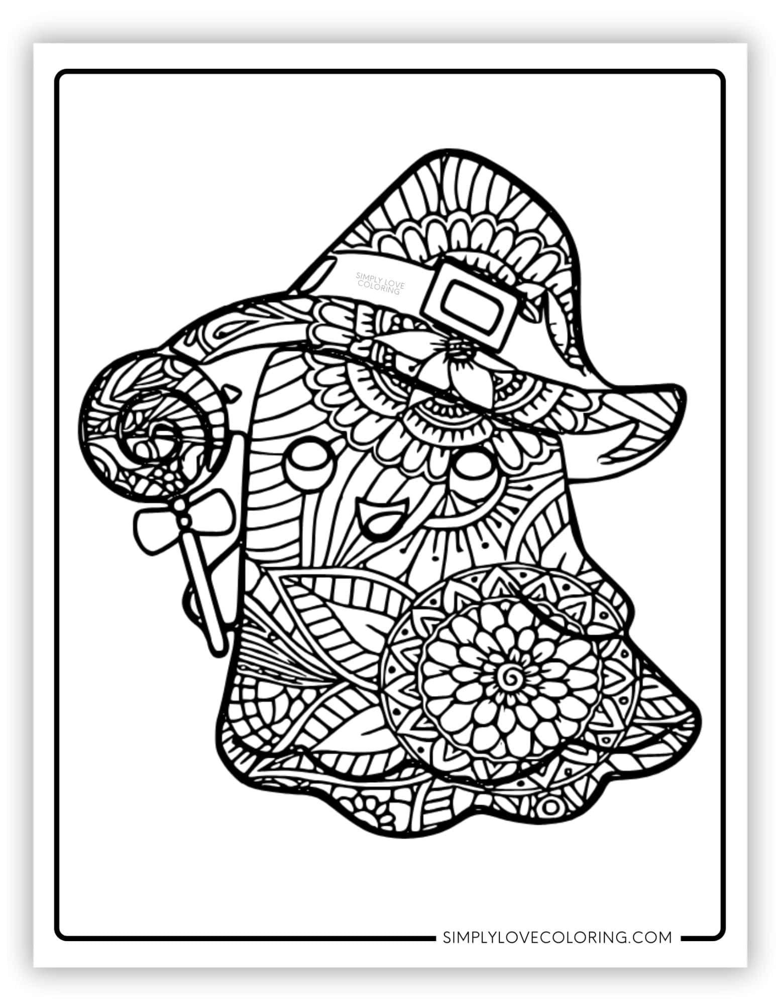 Halloween Mandala Coloring Pages (Free PDF Printables) - Simply Love ...