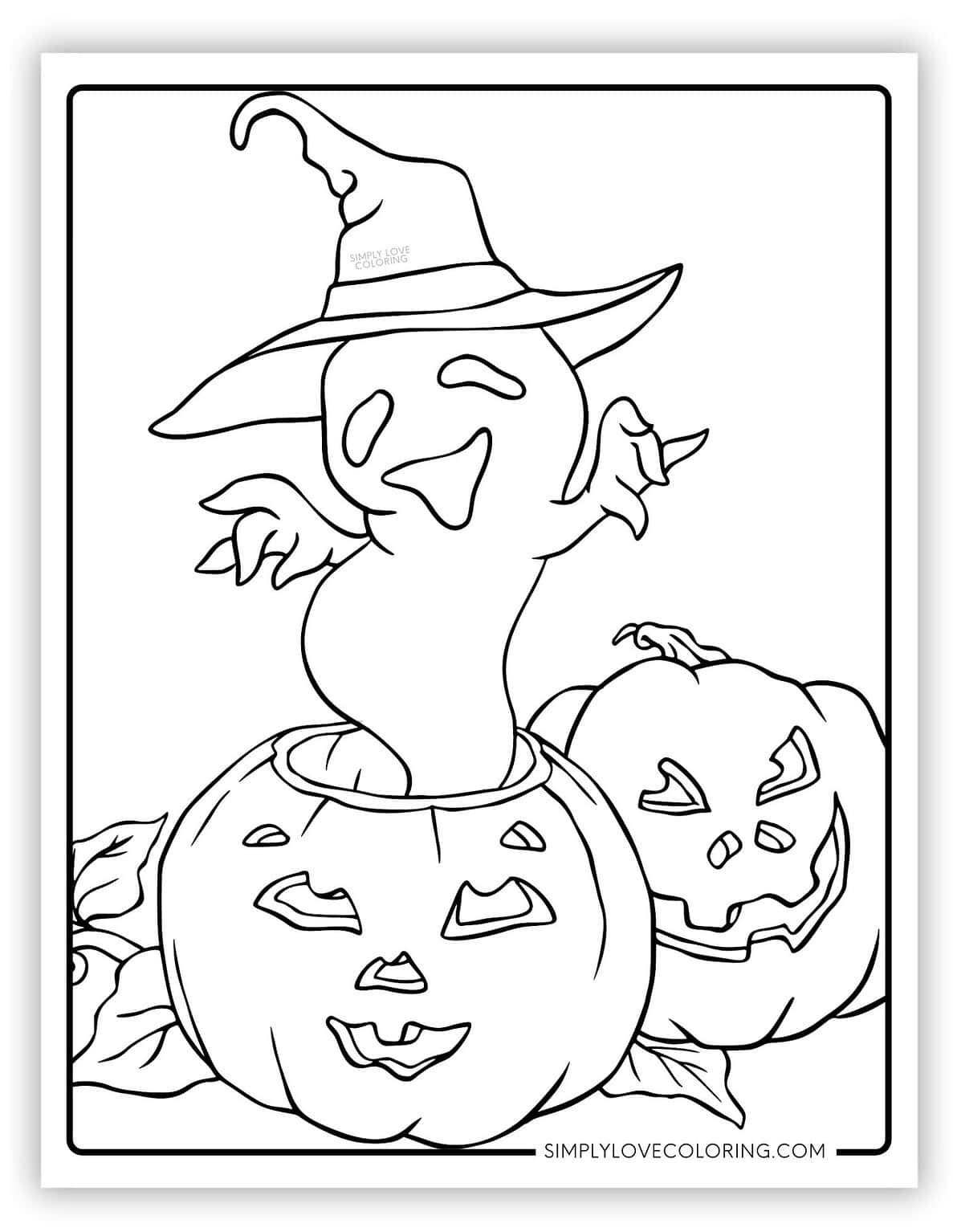 Ghost Coloring Pages (Free PDF Printables) - Simply Love Coloring
